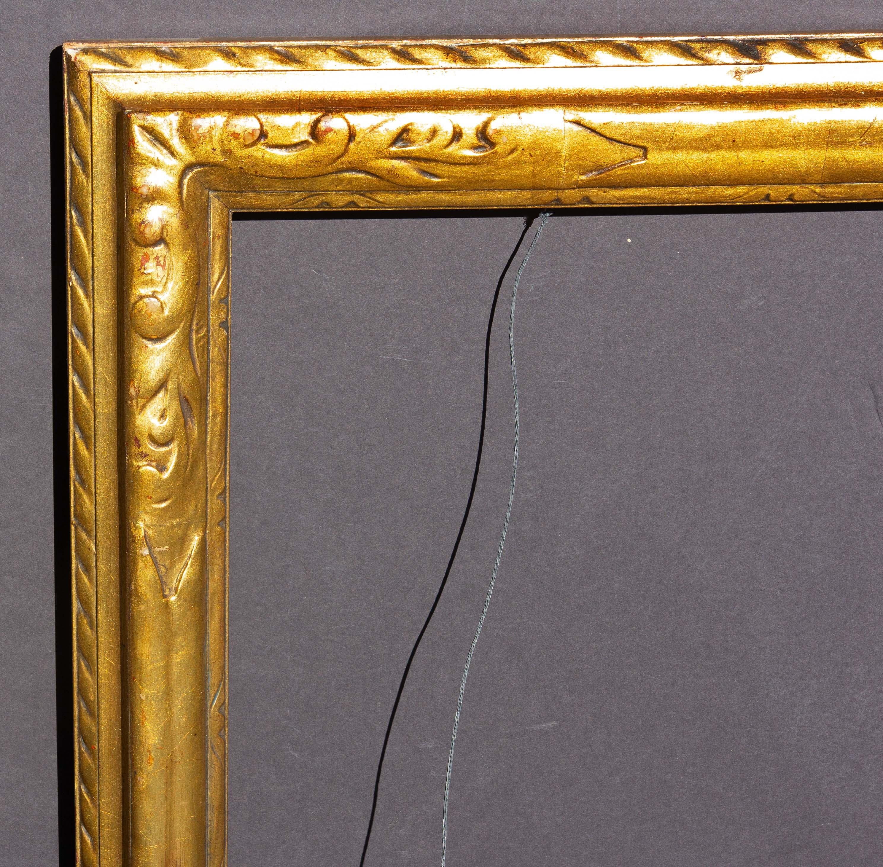 Vintage Carved Giltwood Impressionist Style Frame For Sale at 1stDibs