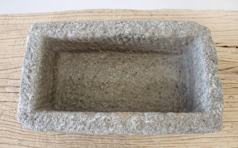 Vintage Carved Stone Mortar For Sale at 1stDibs