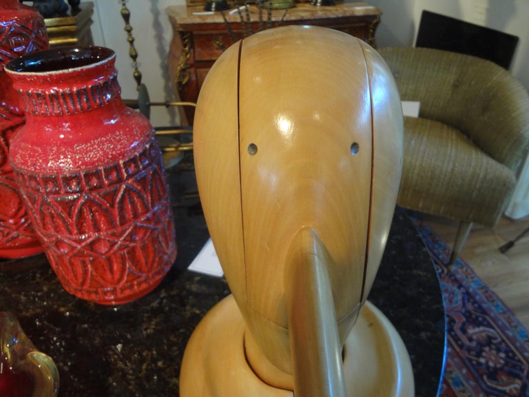 Vintage Carved Wood Pinocchio Sculpture For Sale at 1stDibs | pinocchio ...
