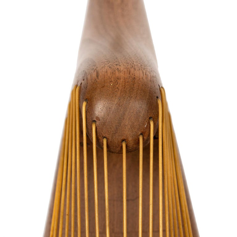 Vintage Carved Wood Sculpture in the Manner of Barbara Hepworth, circa ...