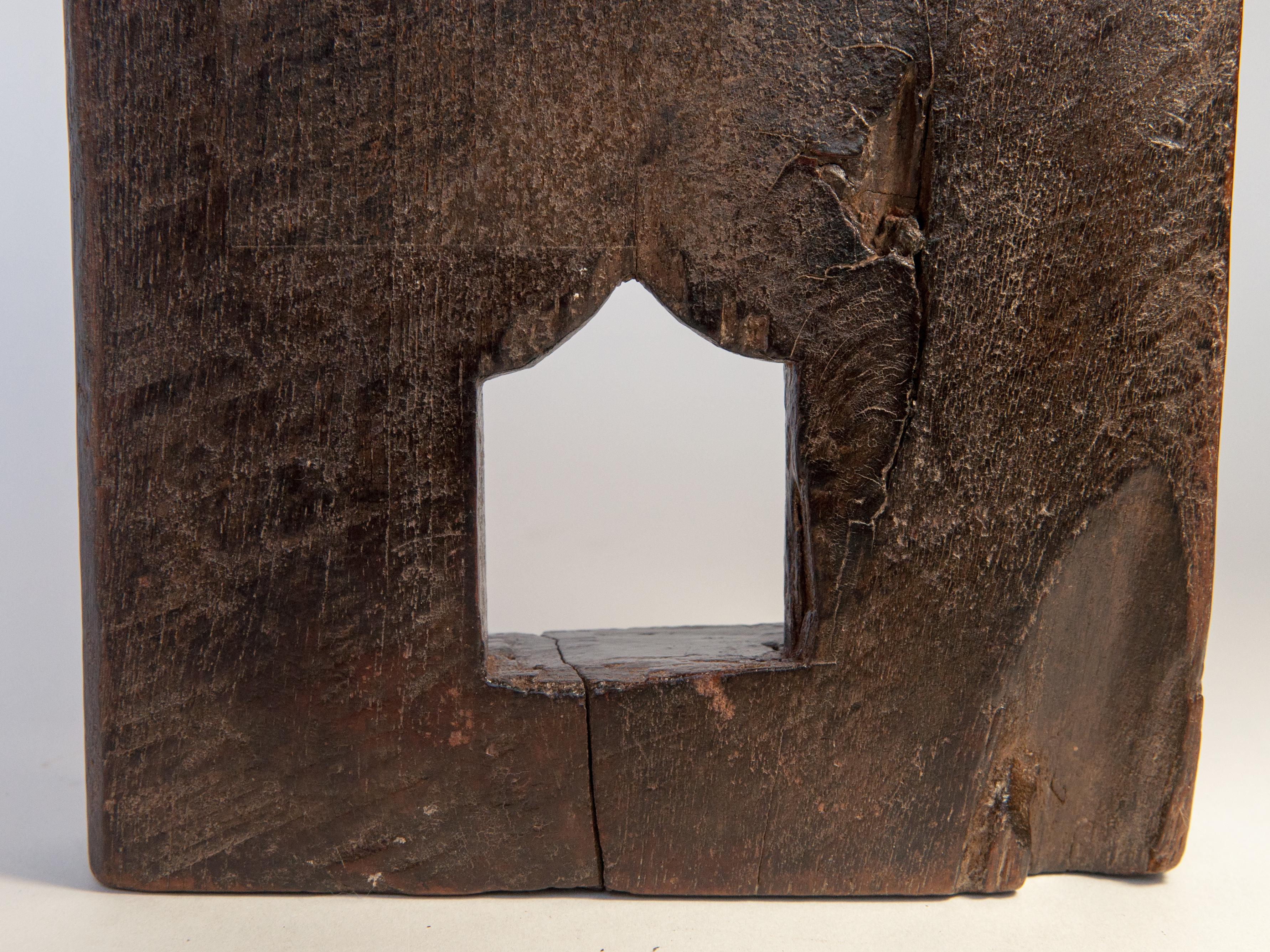 Vintage Carved Wooden Picture Frame, Mid-20th Century, India at 1stDibs