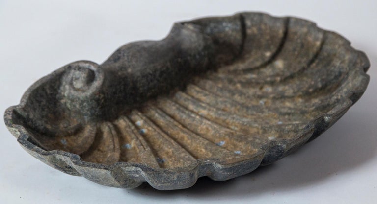 Vintage Cast Aluminum Shell Form Garden Ornament, circa 1950's For Sale ...