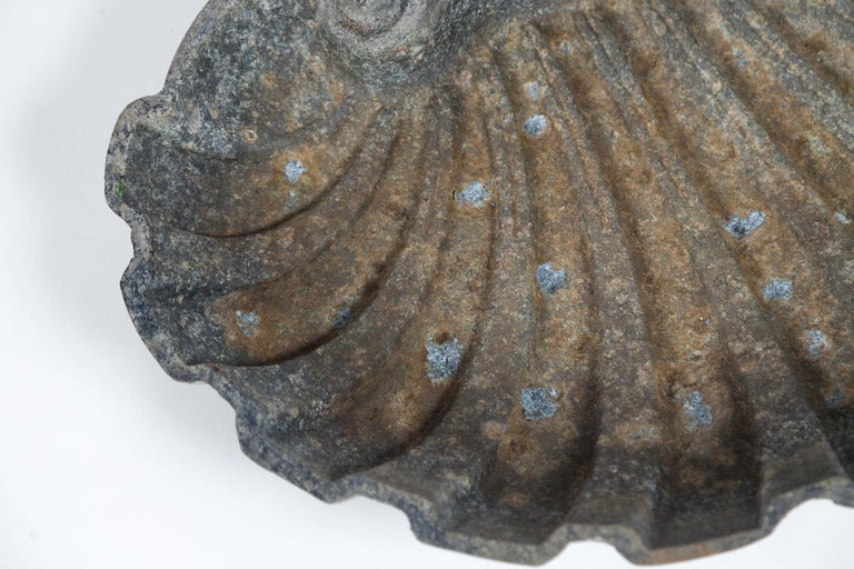Vintage Cast Aluminum Shell Form Garden Ornament, circa 1950's For Sale ...