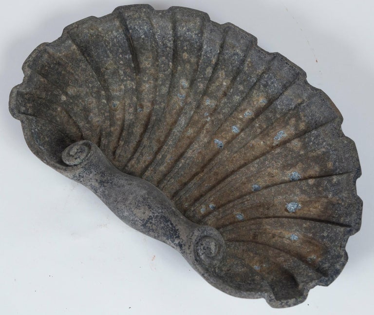 Vintage Cast Aluminum Shell Form Garden Ornament, circa 1950's For Sale ...