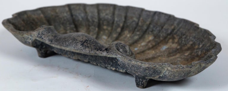 Vintage Cast Aluminum Shell Form Garden Ornament, circa 1950's For Sale ...