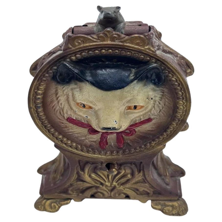 Vintage Hubley Cast Iron Still Bank "Puppo" and Bee Coin Piggy Bank For ...