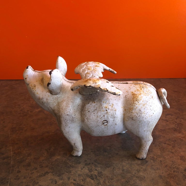 ceramic flying wall pigs