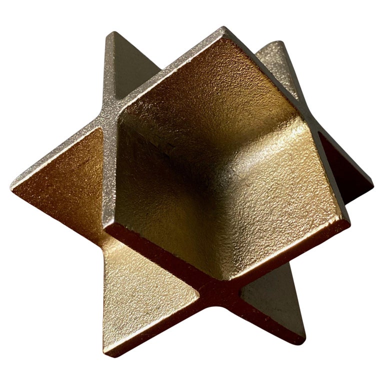 Vintage Cast Steel Paperweight in the Manner of Carl Aubock at 1stDibs