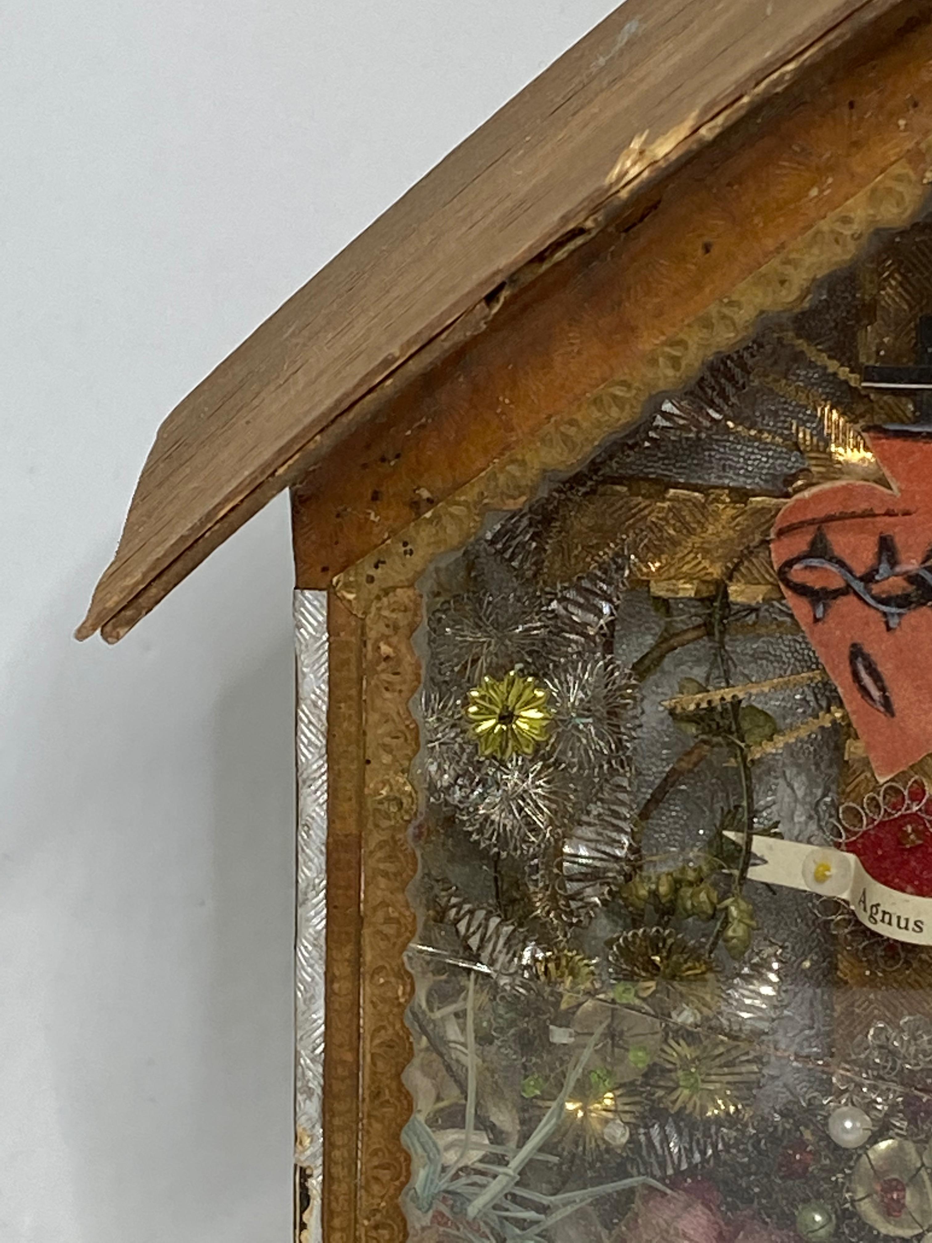 Vintage Catholic Reliquary Box Monastery Work with Relics of Different ...