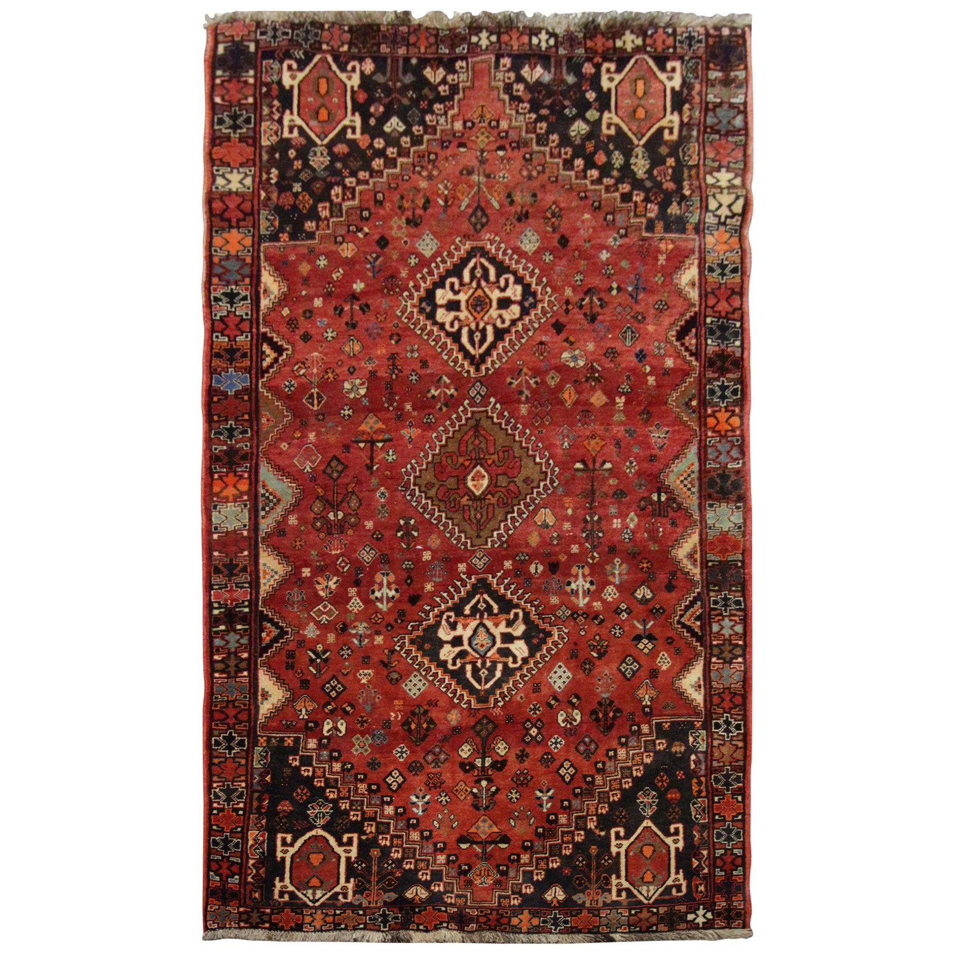 Russian Five Year Plan Caucasian Wool Rug For Sale At 1stDibs