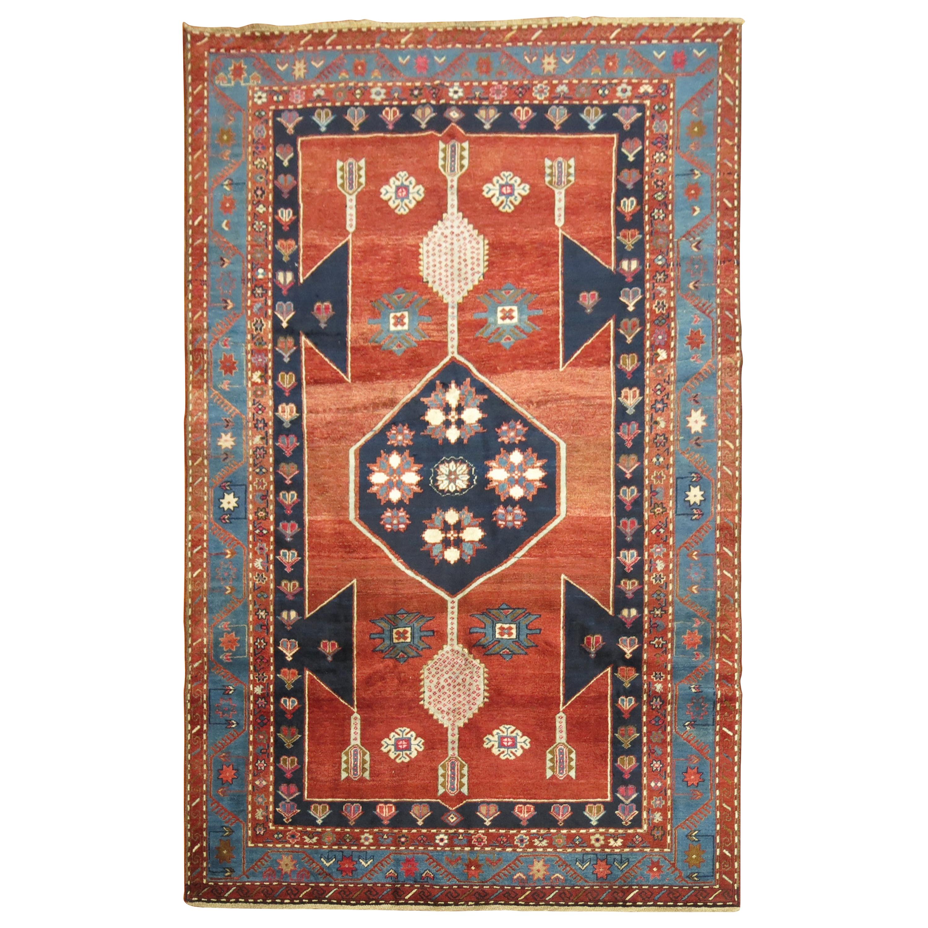 Vintage Caucasian Kazak Rug at 1stDibs