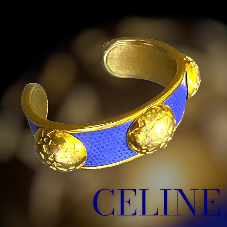Vintage CELINE bracelet For Sale at 1stDibs