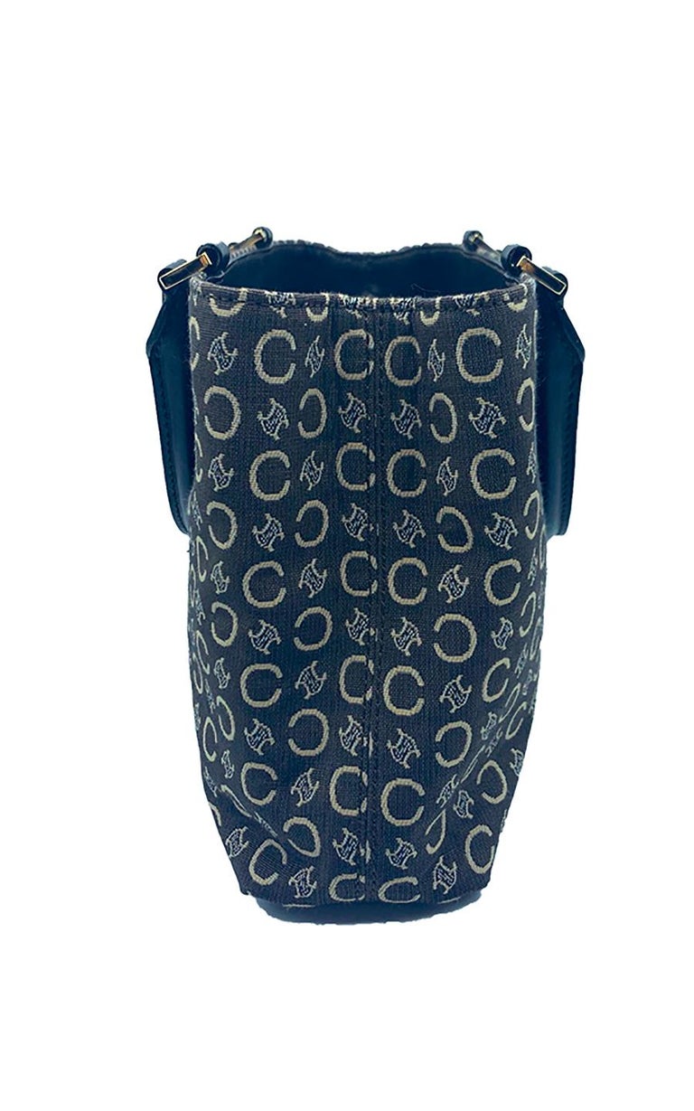 Vintage Céline C-logo Canvas Bag For Sale at 1stDibs | vintage celine ...