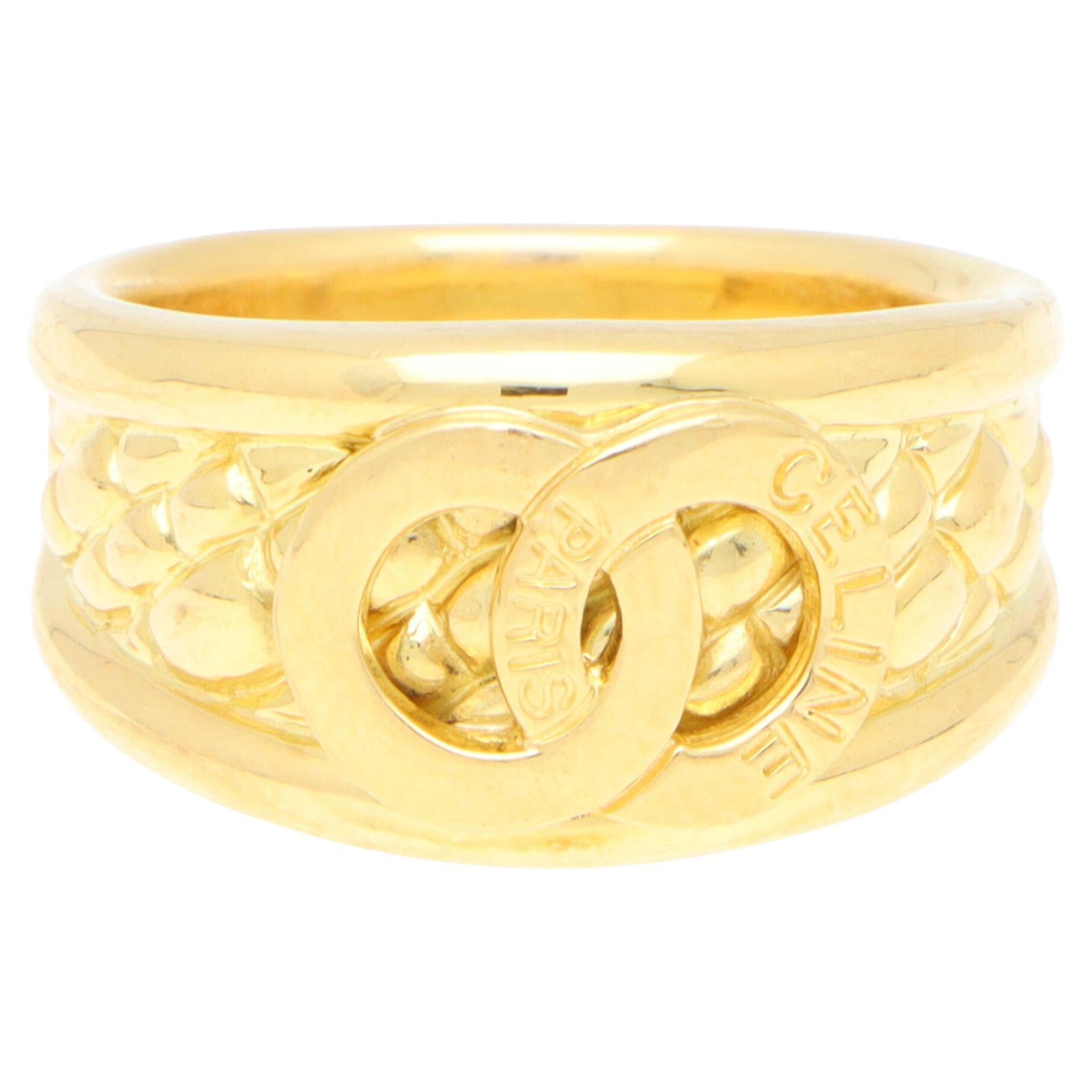 Light Weight Oval Signet Ring in Solid 9 Karat Yellow Gold at 1stDibs