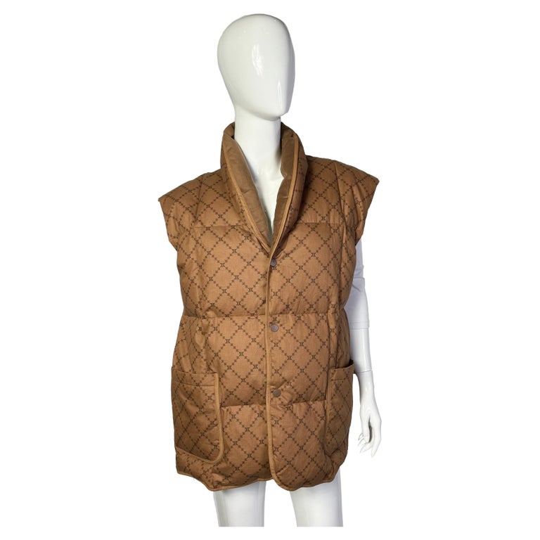 Vintage Celine Logo Puffer Waistcoat by Michael Kors, 1990s For Sale at ...