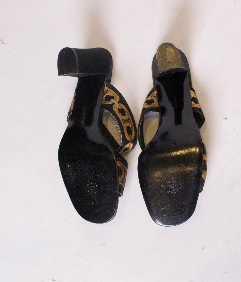 Vintage Celine Mules at 1stDibs