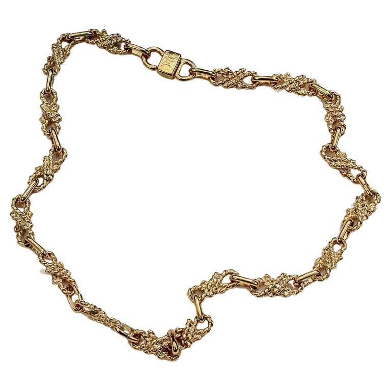 Vintage Celine Necklace 1980s Chain For Sale at 1stDibs