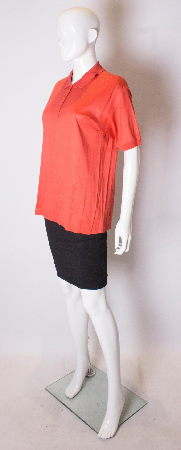 Vintage Celine Polo Shirt For Sale at 1stDibs