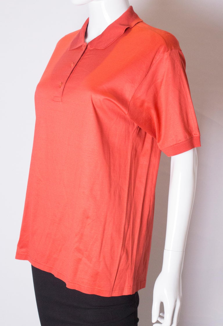 Vintage Celine Polo Shirt For Sale at 1stDibs