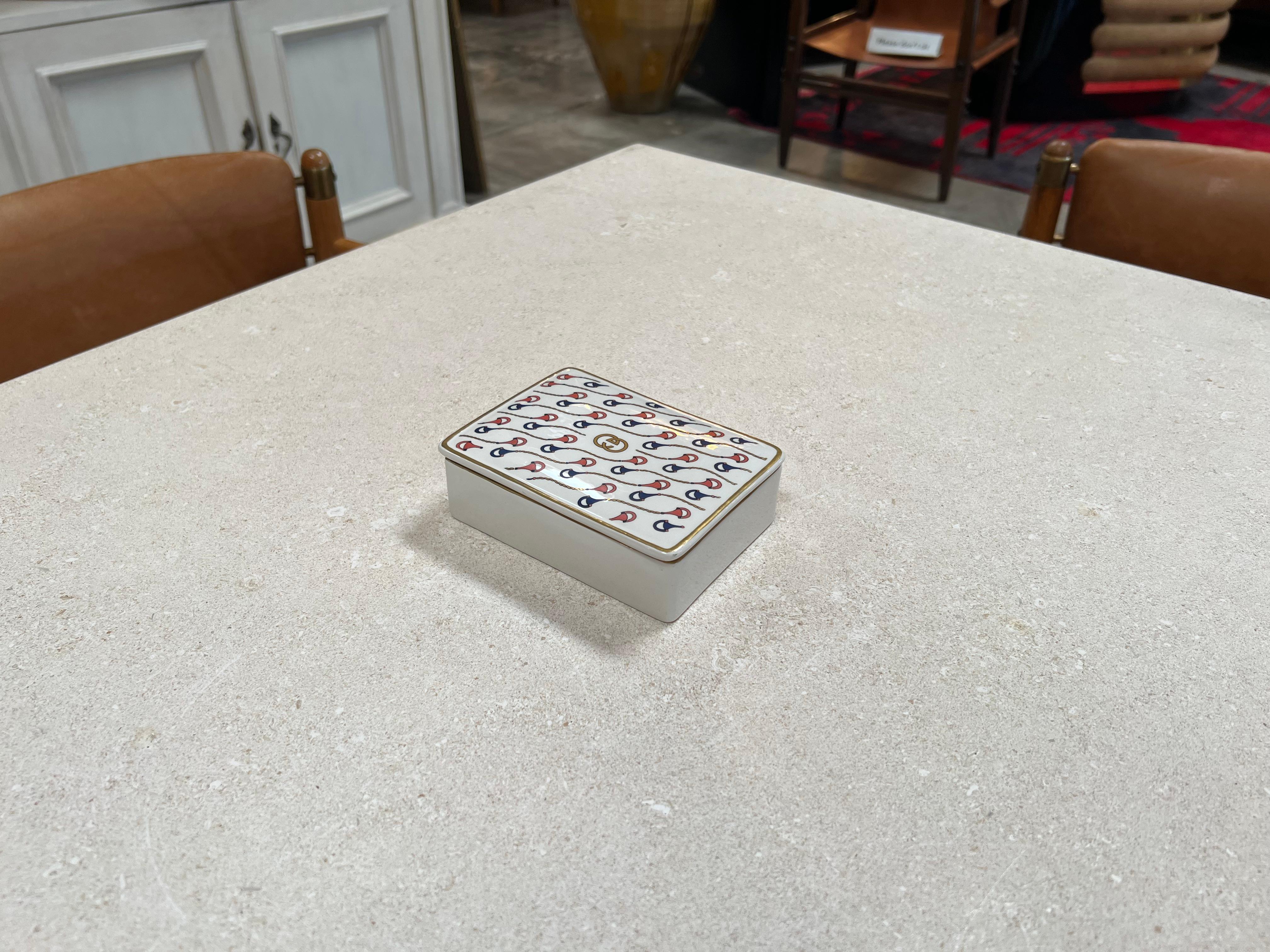 Vintage Ceramic Gucci Box 1970s For Sale at 1stDibs