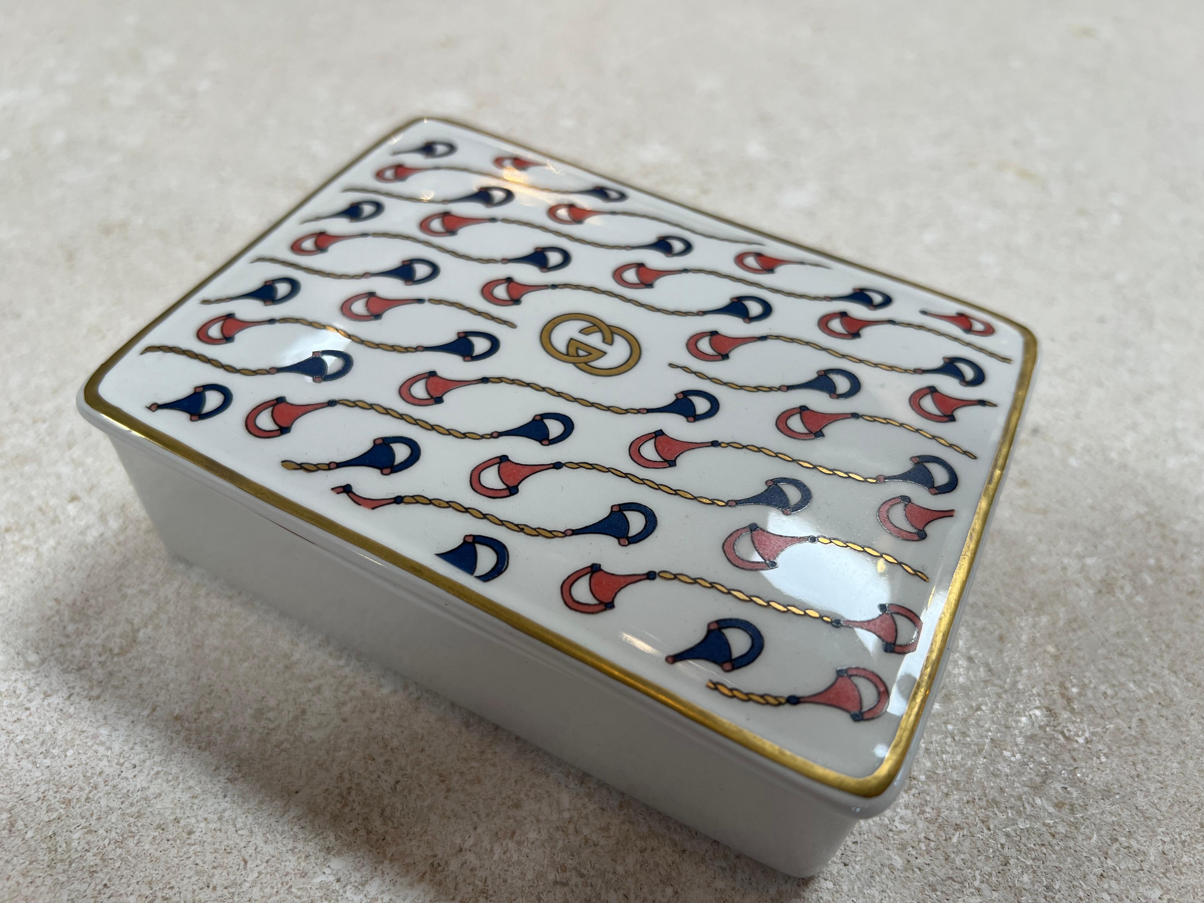 Vintage Ceramic Gucci Box 1970s For Sale at 1stDibs