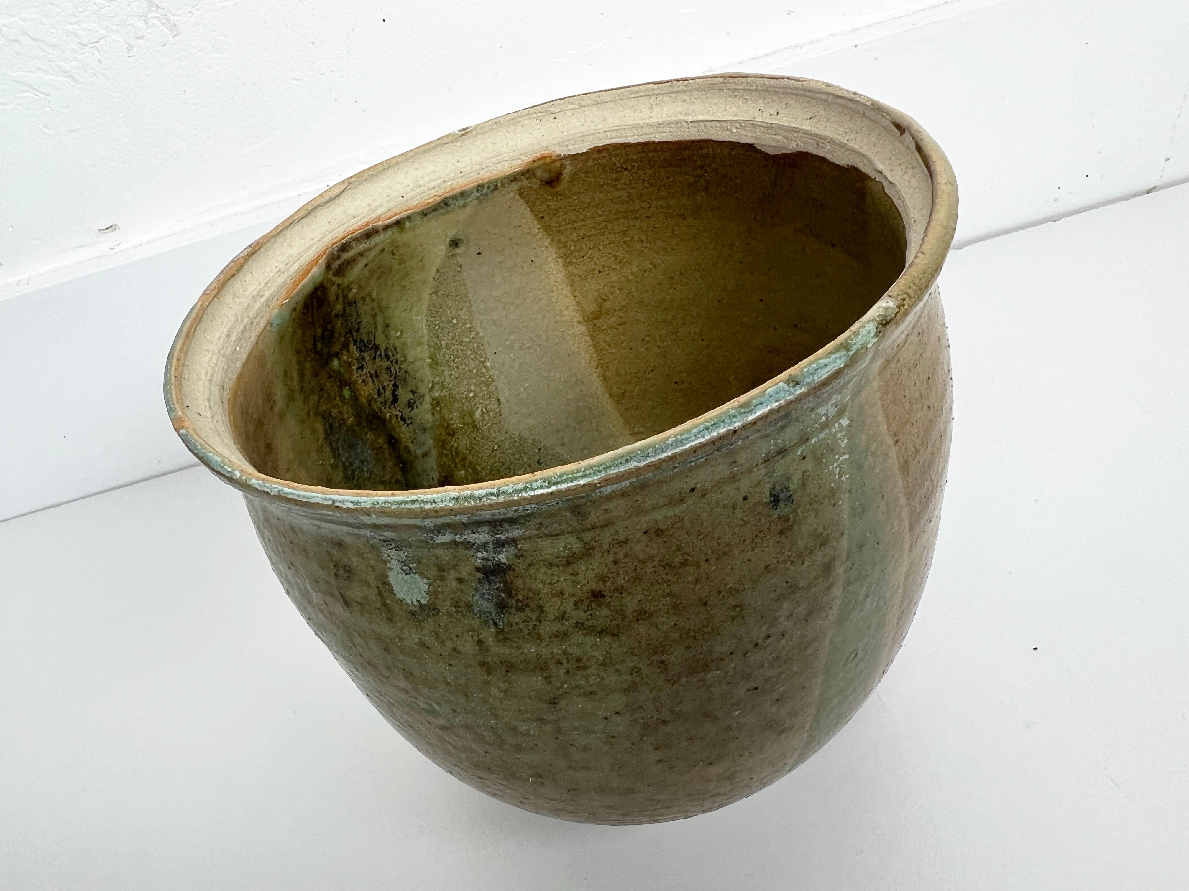 Vintage Ceramic Stoneware Planter, 1979 at 1stDibs