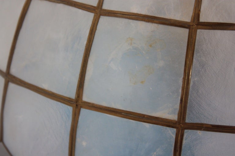 Vintage Ceramic Table Lamp with Capiz Shell Shade at 1stDibs | vintage ...