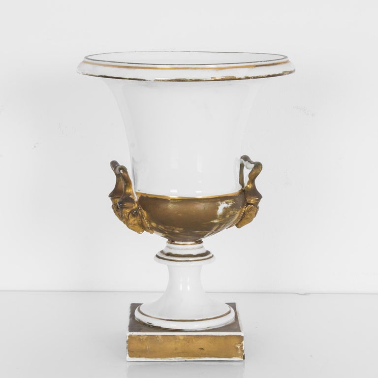 Vintage Ceramic Trophy on Stand at 1stDibs