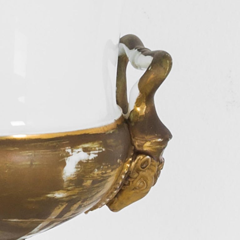 Vintage Ceramic Trophy on Stand at 1stDibs