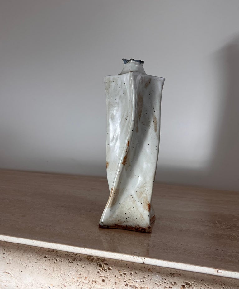 Vintage Ceramic Twisted Pottery Vessel Vase, Late 20th Century For Sale ...