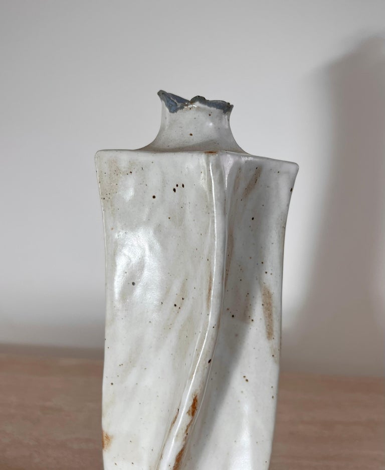 Vintage Ceramic Twisted Pottery Vessel Vase, Late 20th Century For Sale ...