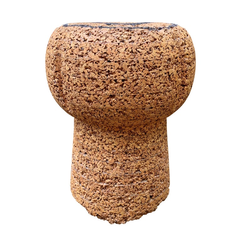 Vintage Champagne Cork Stool or Side Table at 1stDibs