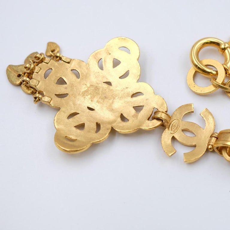 Vintage Chanel Glass Cross Necklace Pendant 1995 at 1stDibs | mens ...