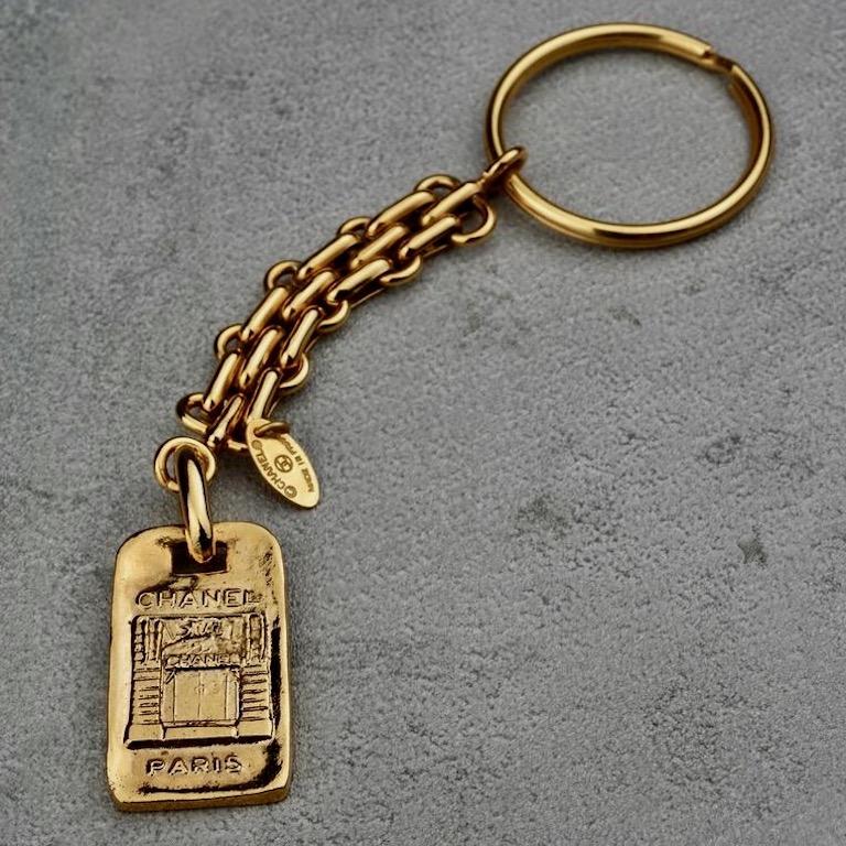 Vintage CHANEL Iconic Door Keychain at 1stDibs