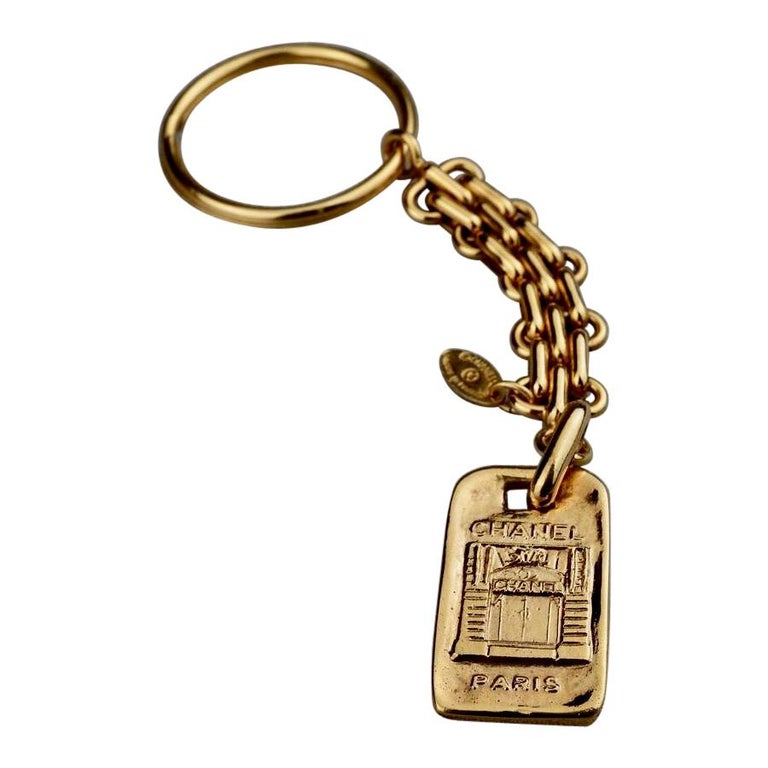 Vintage CHANEL Iconic Door Keychain at 1stDibs