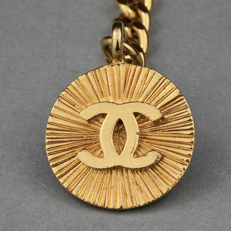 Vintage CHANEL Lion Head Medallion Belt at 1stDibs | coco chanel pefume ...