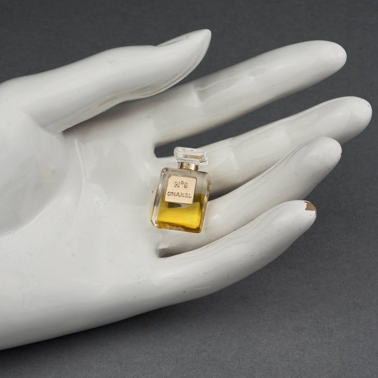 Vintage CHANEL No.5 Miniature Perfume Bottle Pin Brooch at 1stDibs