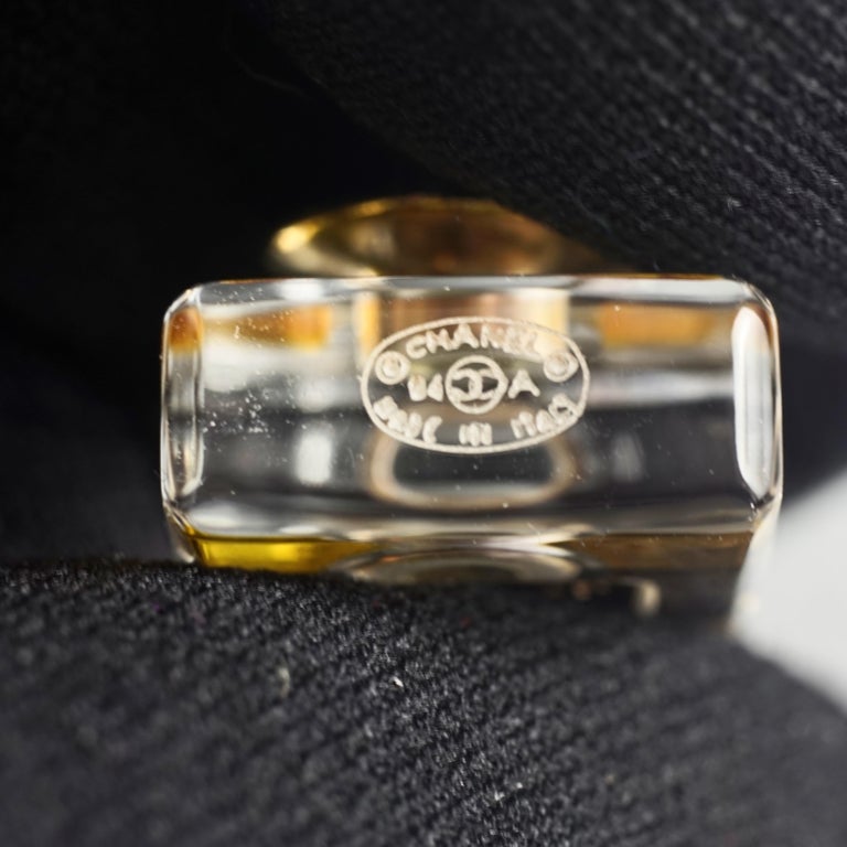 Vintage CHANEL No.5 Miniature Perfume Bottle Pin Brooch at 1stDibs