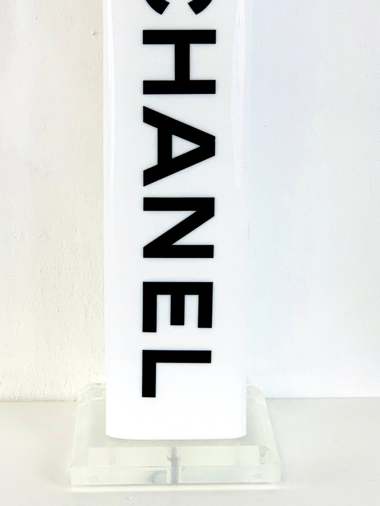 Vintage Chanel Store Display Lucite Lamp For Sale at 1stDibs | chanel ...