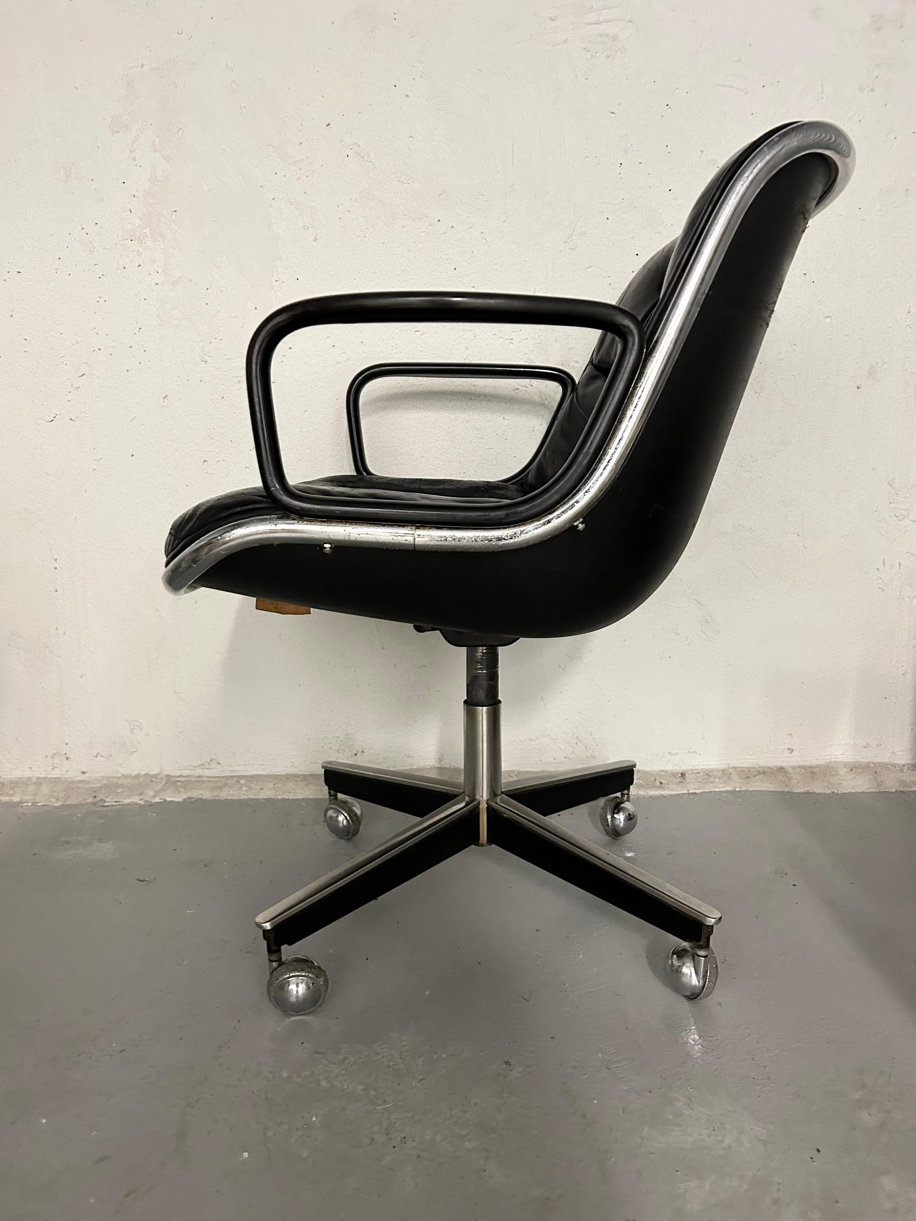 Vintage Charles Pollock for Knoll Executive Chair at 1stDibs