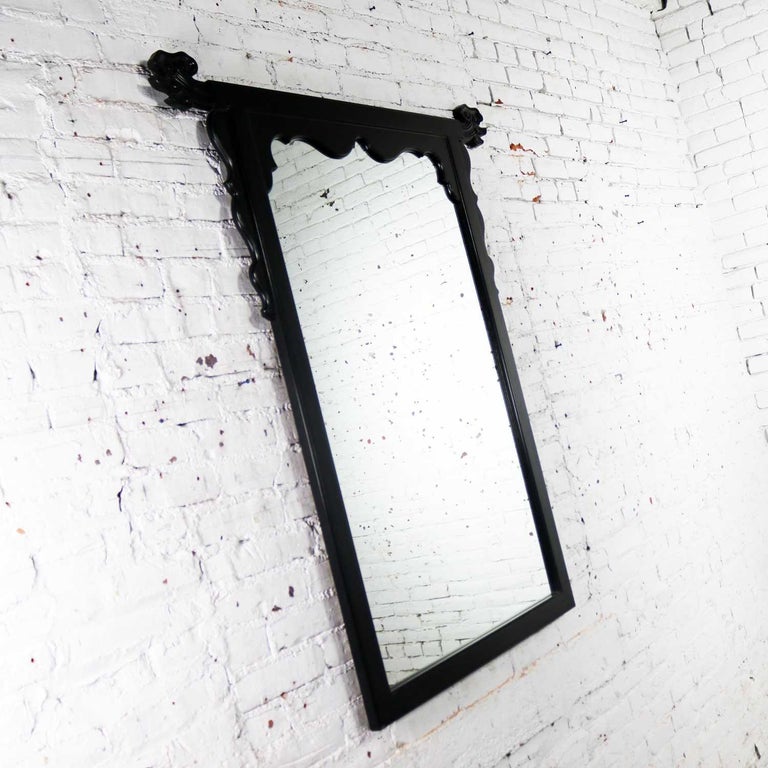 Vintage Chin Hua Ebonized Mirror by Raymond K. Sobota for Century ...