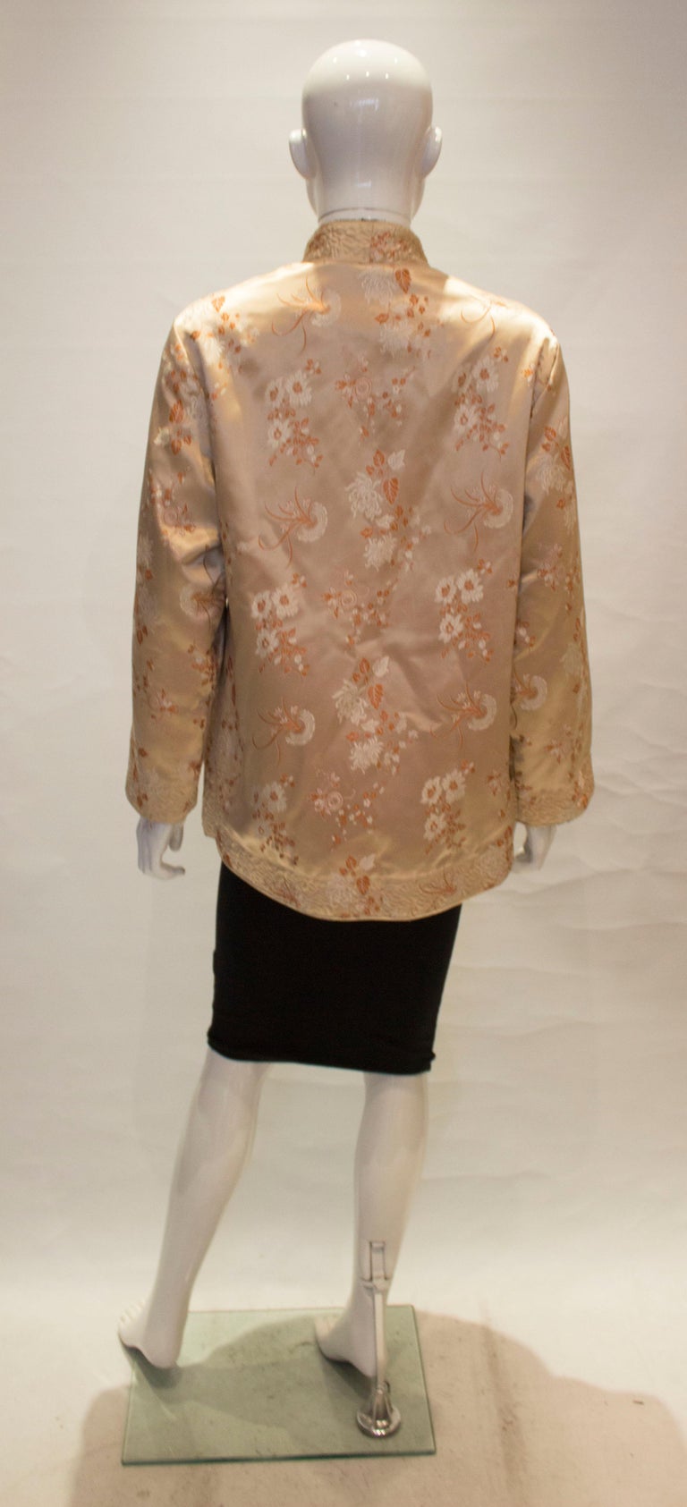 Vintage Chinease Jacket with Fur Lining For Sale at 1stDibs