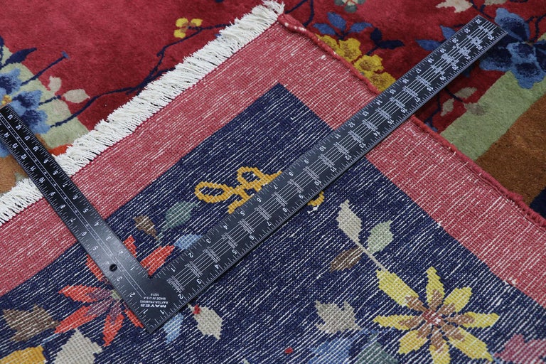 Antique Chinese Art Deco Pictorial Rug Inspired by Walter Nichols For ...