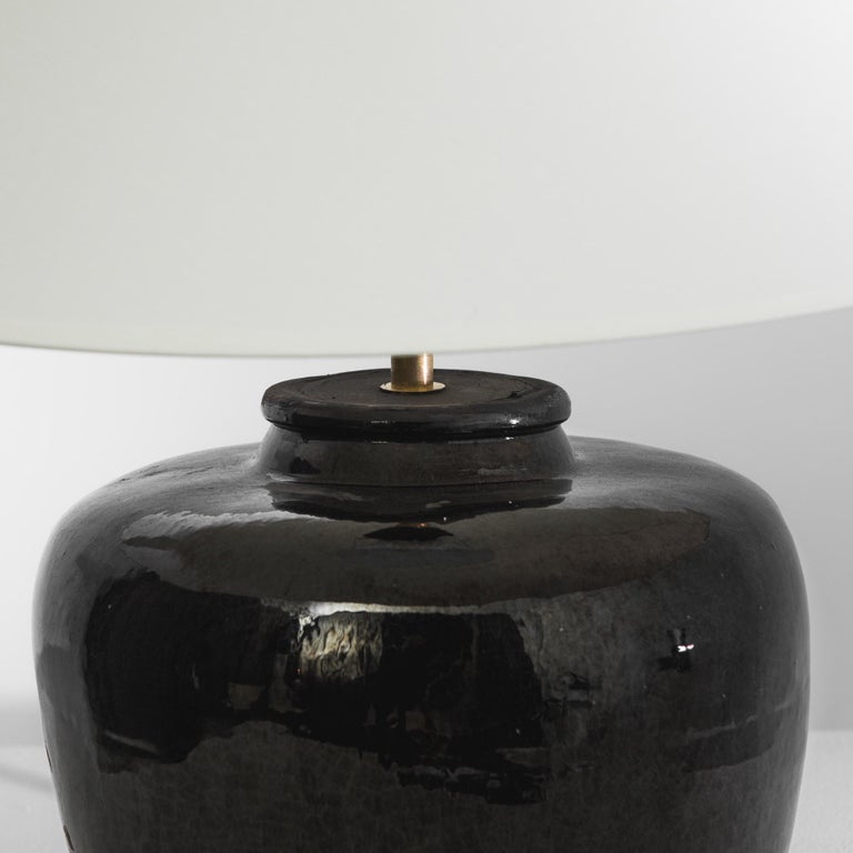 Vintage Chinese Ceramic Vase Table Lamp at 1stDibs