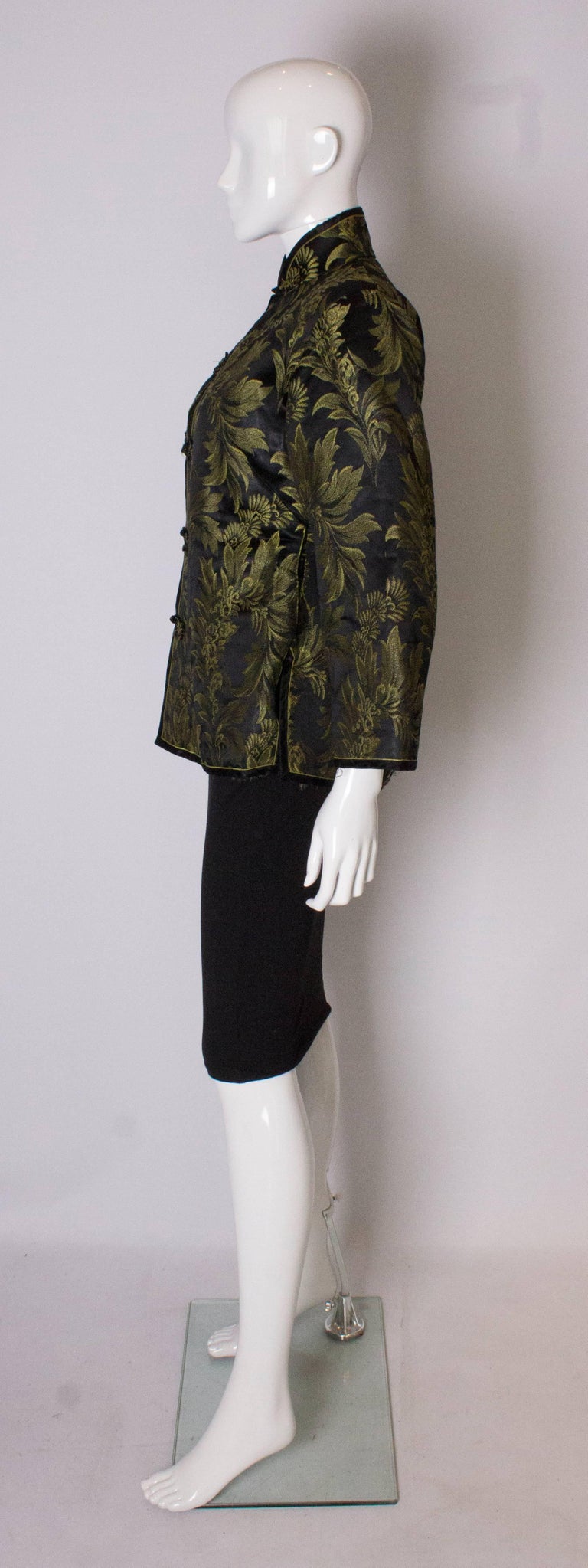 A Vintage 1980s embroidered Chinese jacket with fur lining. For Sale at ...