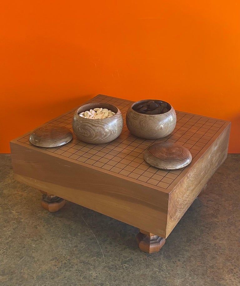 Vintage Chinese "Go" or ""Weiqi" Board and Game For Sale at 1stDibs