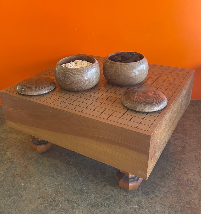 Vintage Chinese "Go" or ""Weiqi" Board and Game For Sale at 1stDibs