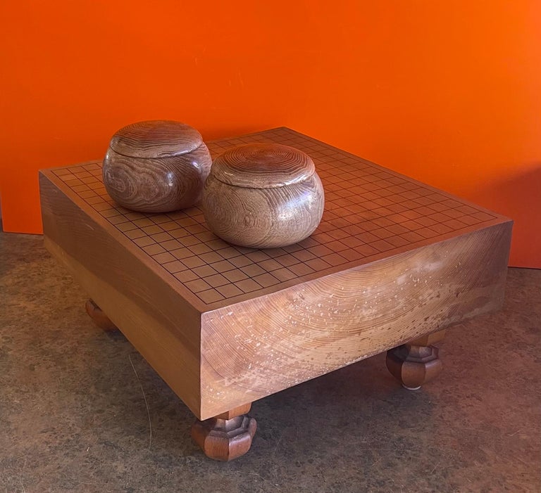 Vintage Chinese "Go" or ""Weiqi" Board and Game For Sale at 1stDibs