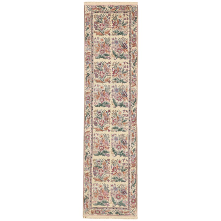 Vintage Chinese Hallway Runner with French Victorian Style at 1stDibs