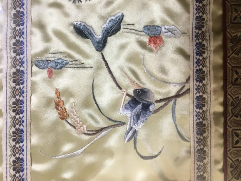 Vintage Chinese Hand Embroidery at 1stDibs
